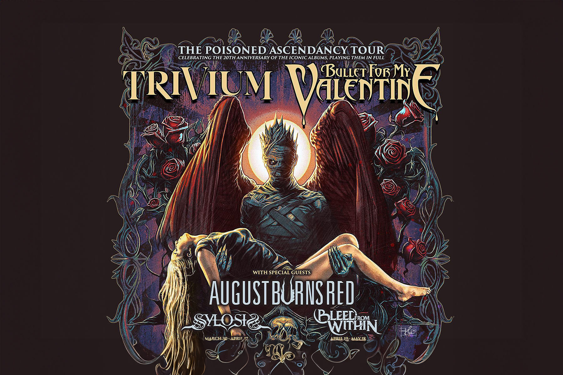 TRIVIUM & BULLET FOR MY VALENTINE Announce Co-Headlining 2025 North ...